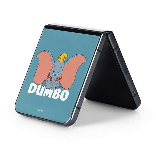Dumbo Baby Elephant pose Skin for Galaxy Z Flip5 5G | Skinit