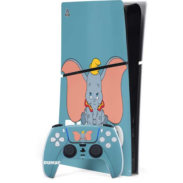 Disney Dumbo Baby Elephant pose PS5 Slim Digital Edition Console ...
