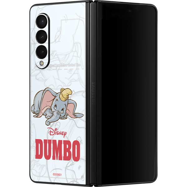 Dumbo Classic sketched portrait Skin for Galaxy Z Fold3 5G | Decals ...