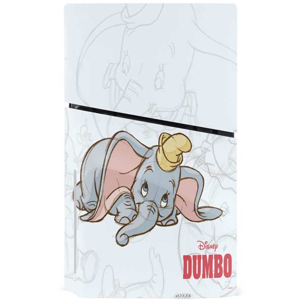 Disney Dumbo Classic sketched portrait Skin for PS5 Slim Disk Bundle ...