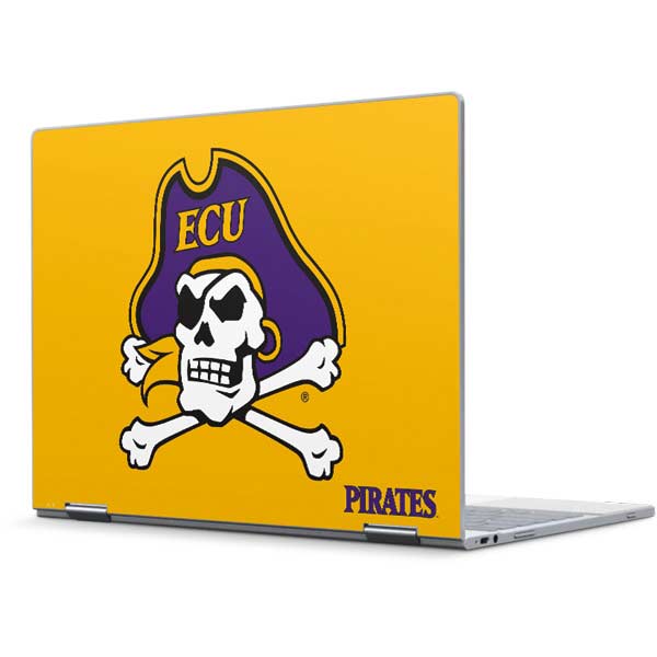 ECU Pirates Logo Yellow Google Pixelbook Skin – Skinit