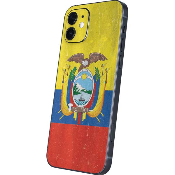 Ecuador Flag Distressed Apple iPhone Skin | Wraps – Skinit