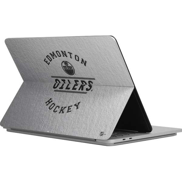 Edmonton Oilers Black Text Surface Laptop Studio Skin | Skinit