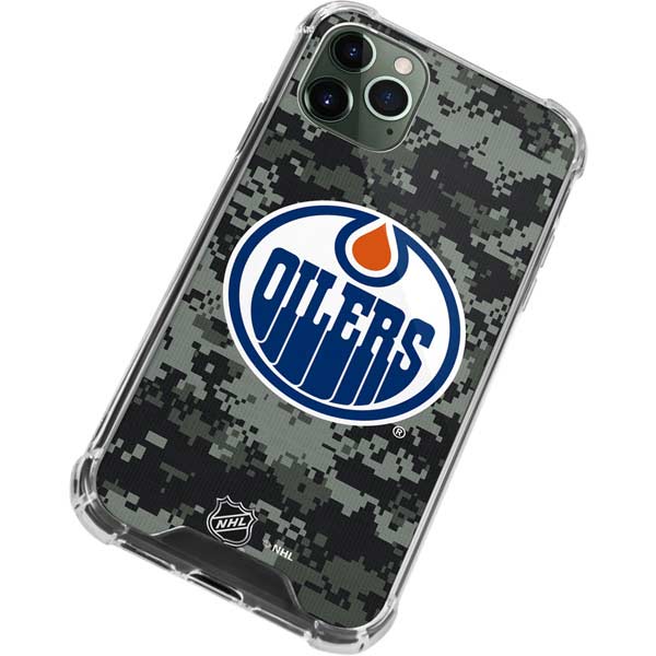 Edmonton Oilers Camo Apple iPhone Clear Case | NHL – Skinit