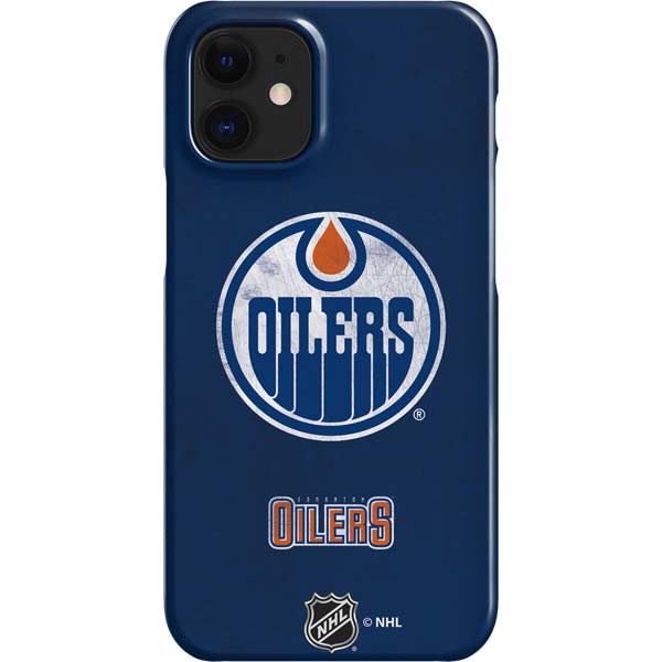 Edmonton Oilers Distressed iPhone 12 Mini Lite Cases | Thin & Compact ...