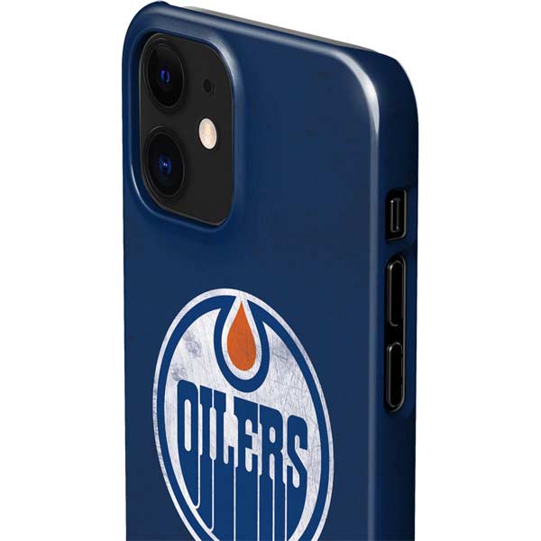 Edmonton Oilers Distressed iPhone 12 Mini Lite Cases | Thin & Compact ...
