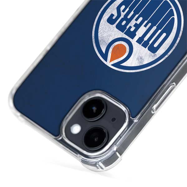 Edmonton Oilers Distressed MagSafe Case for iPhone 13 | Skinit