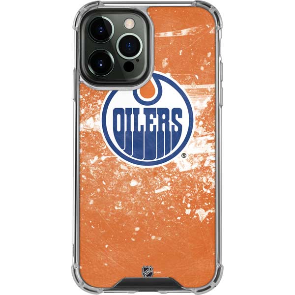 Edmonton Oilers Frozen iPhone 13 Pro Max Clear Case | Skinit