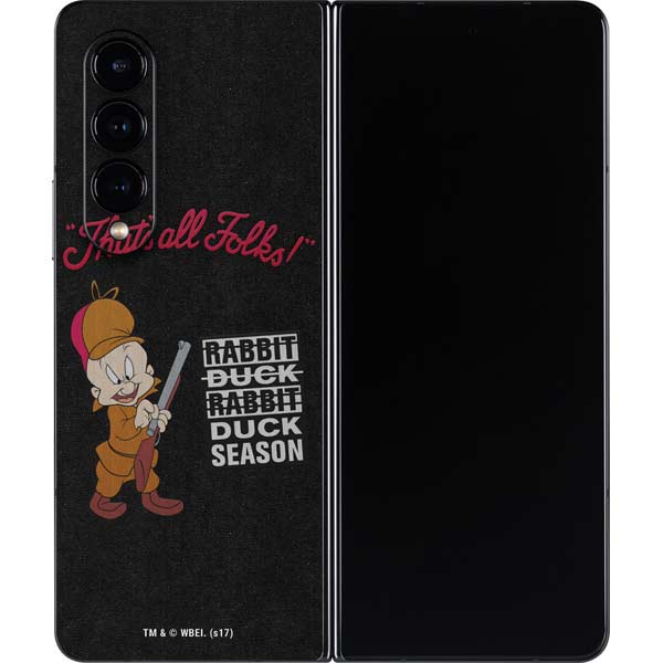 Elmer Fudd Thats All Folks Galaxy Z Fold4 5G Skin | Decals | Skinit