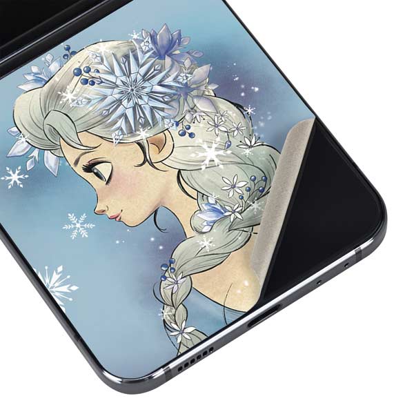 Elsa Side Portrait Skin for Galaxy Z Flip5 5G | Skinit