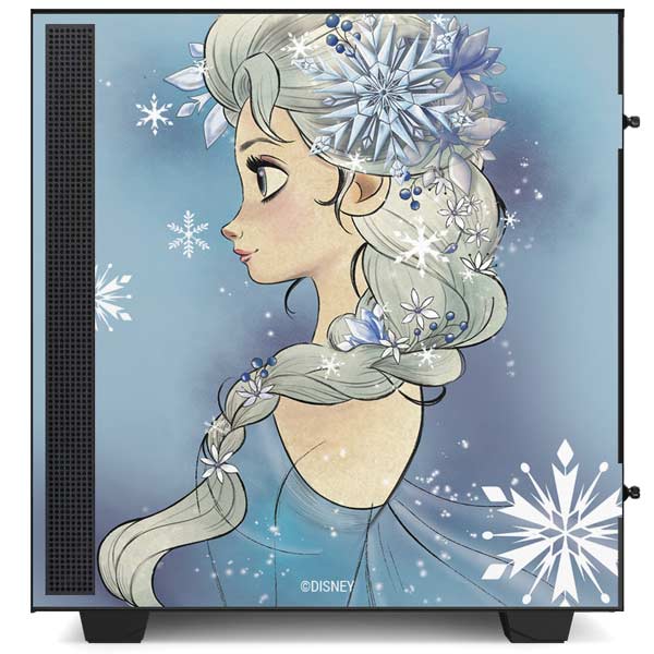 Elsa Side Portrait NZXT H510 Compact ATX Mid-Tower Case Skin – Skinit