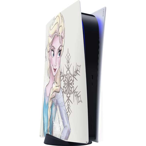 Elsa Snowflakes Skin for PS5 Digital Edition Console - Skinit