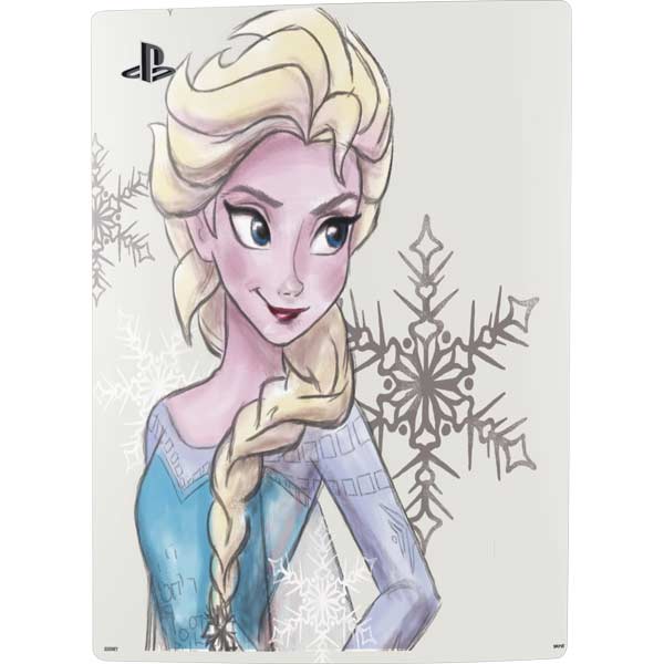 Elsa Snowflakes Skin for PS5 Digital Edition Console - Skinit