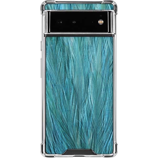 Feather Animal Print Google Pixel 6 Clear Case | Transparent Cases – Skinit