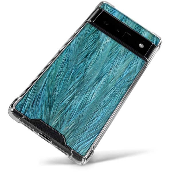 Feather Animal Print Google Pixel 6 Clear Case | Transparent Cases – Skinit