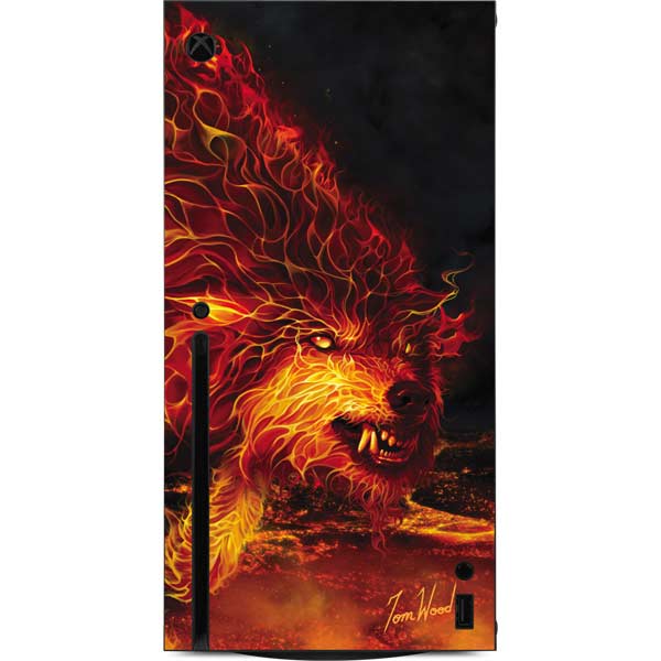 Fire Stalker Wolf Microsoft Xbox Skin | Art – Skinit