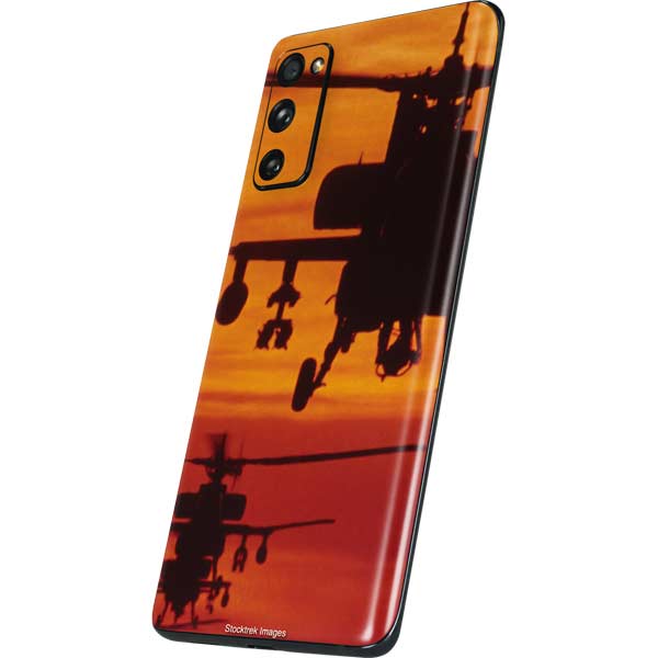 Four AH-64 Apache Helicopters Skins for Galaxy S20 FE - Skinit