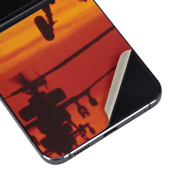 Four AH-64 Apache Helicopters Skin for Galaxy Z Flip5 5G | Skinit