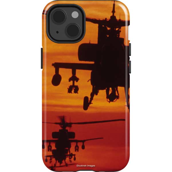 Four AH-64 Apache Helicopters iPhone 13 Impact Case - Skinit
