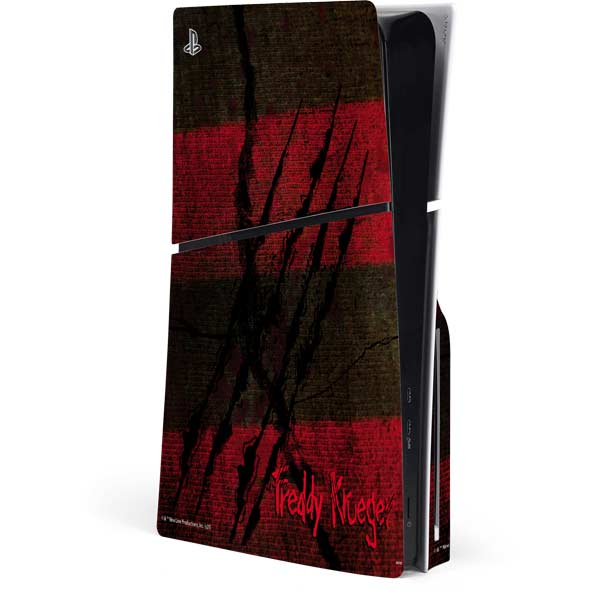 Nightmare on Elm Street Freddy Krueger Scratch Skin for PS5 Slim Disk ...