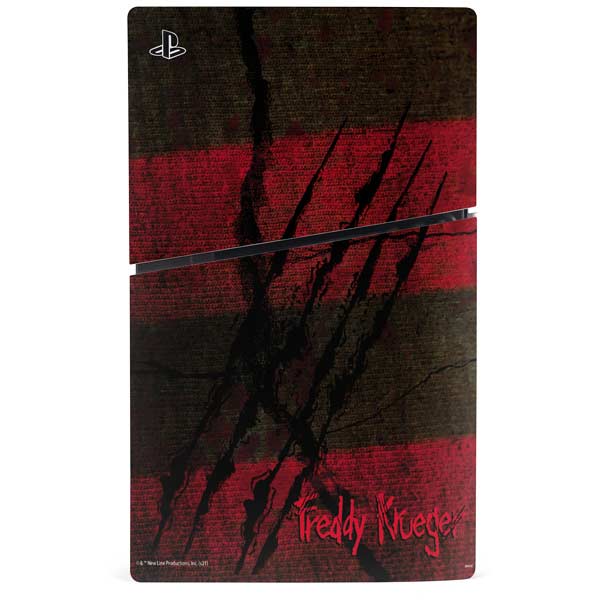 Nightmare on Elm Street Freddy Krueger Scratch Skin for PS5 Slim Disk ...