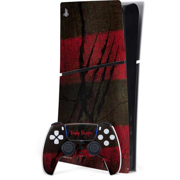 Nightmare on Elm Street Freddy Krueger Scratch PS5 Slim Digital Edition ...