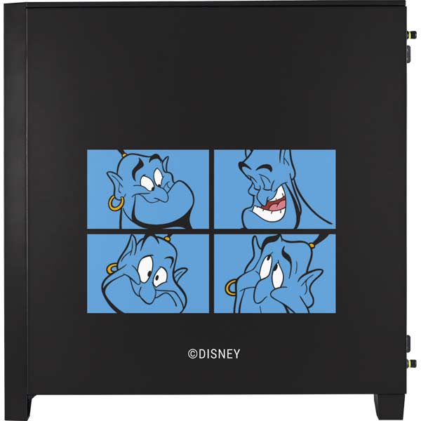 Genie Grid Corsair 4000D Tempered Glass Mid-Tower ATX Case Skin – Skinit
