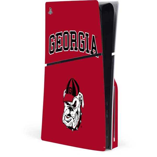 University of Georgia Bulldogs Logo Skin for PS5 Slim Disk Console - Skinit