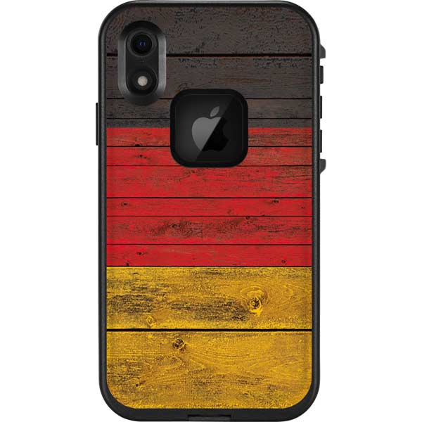 German Flag Dark Wood LifeProof Fre iPhone Skin | Skinit