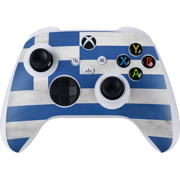 Greece Flag Distressed Microsoft Xbox Skin – Skinit