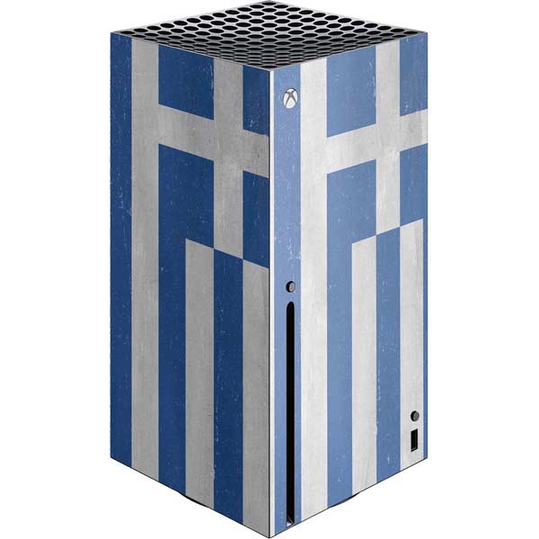 Greece Flag Distressed Microsoft Xbox Skin – Skinit