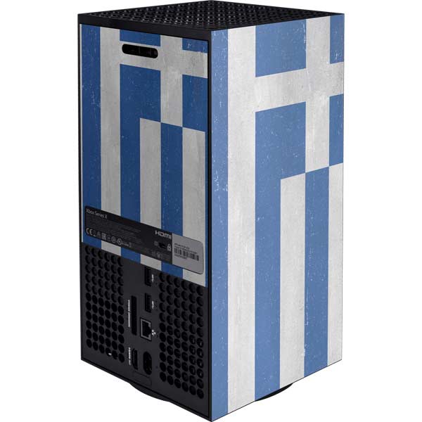 Greece Flag Distressed Microsoft Xbox Skin – Skinit