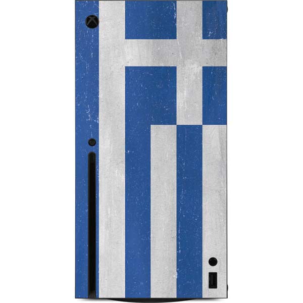 Greece Flag Distressed Microsoft Xbox Skin – Skinit