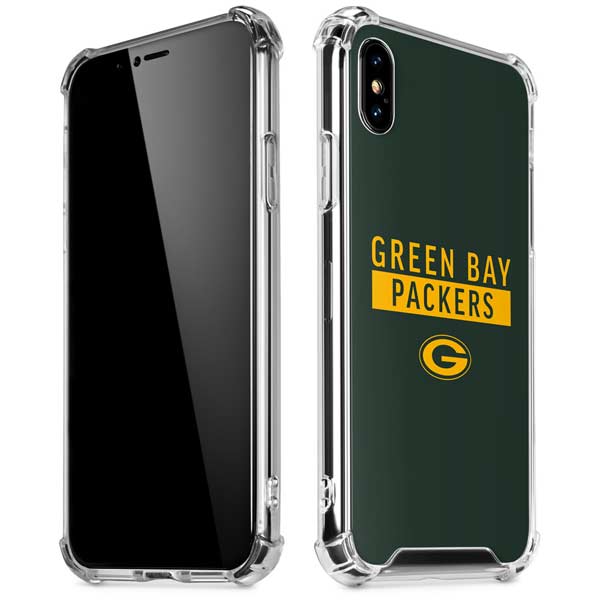 NFL Green Bay Packers Green Performance Series iPhone XS Max Clear Case ...