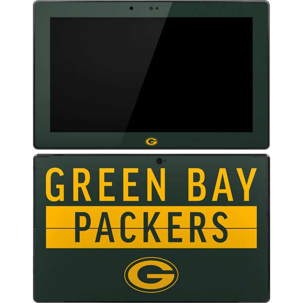 Green Bay Packers Green Performance Series Microsoft Surface Skin | NFL ...