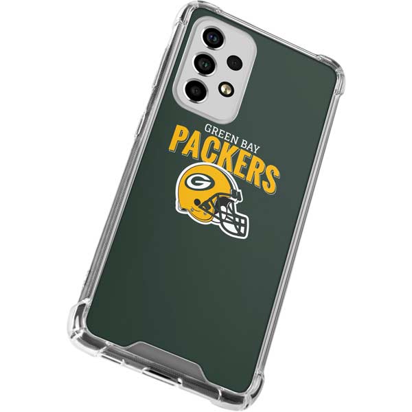 Green Bay Packers Helmet Galaxy A33 5G Clear Case - Skinit