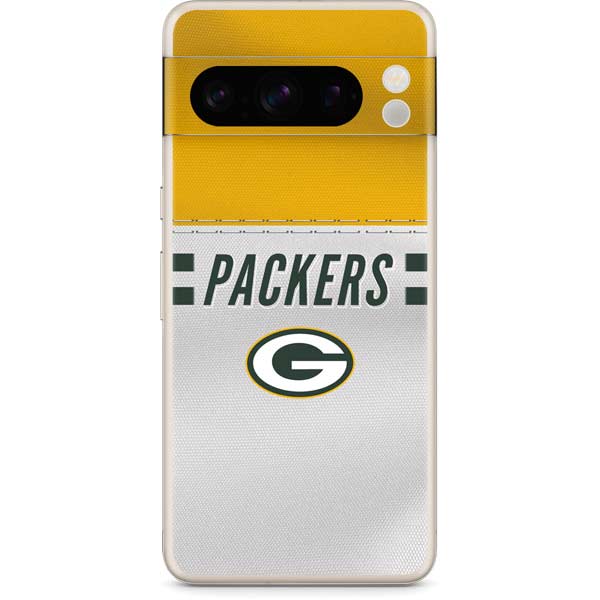 Green Bay Packers White Striped Google Pixel 8 Pro Skin | Decals ...