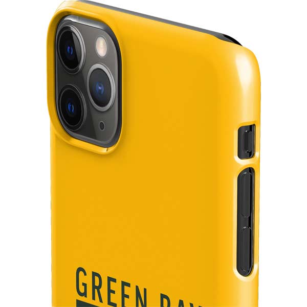 Green Bay Packers Yellow Performance Series Apple iPhone Lite Case ...