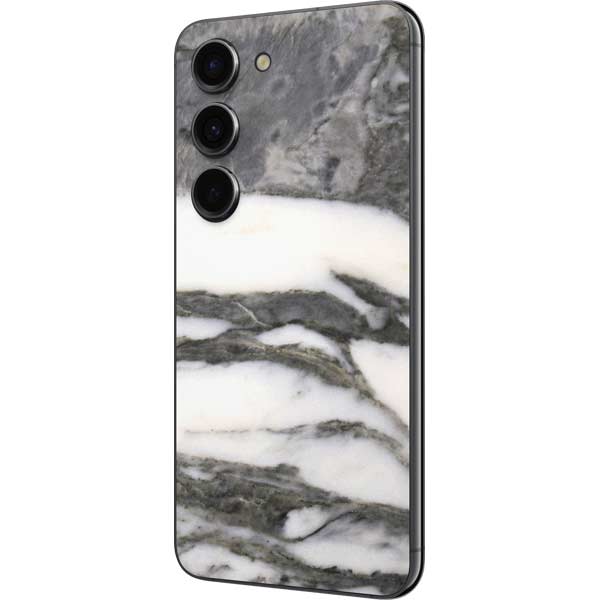 Galaxy S23 Grey Marbling Skin | Skinit