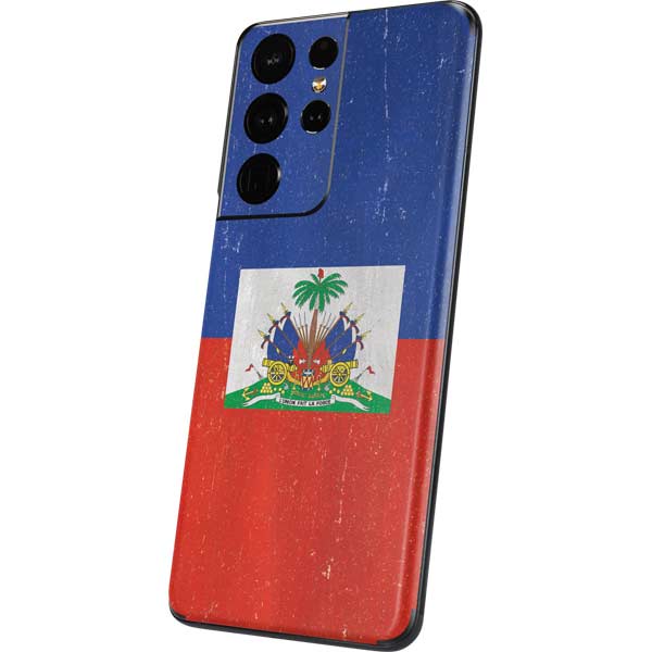 Haitian Flag Distressed Samsung Galaxy Skin – Skinit