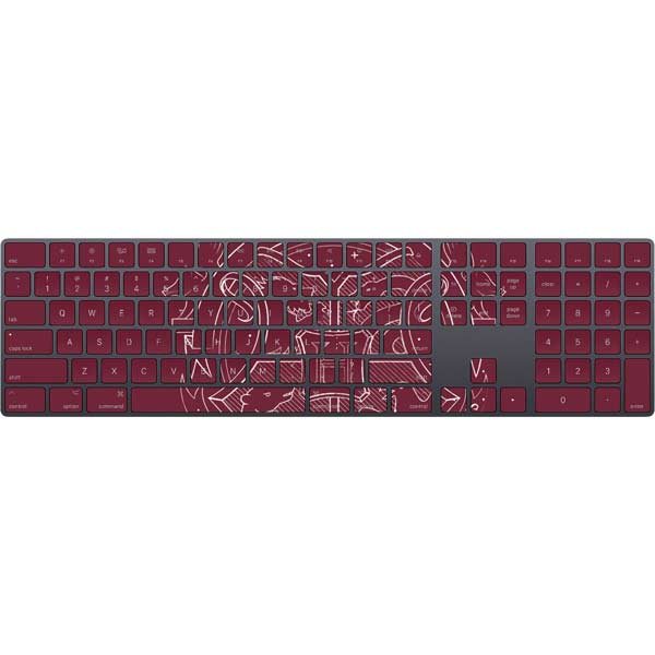 Wizarding Worlds Harry Potter Hogwarts Crest Magic Keyboard with Numer ...