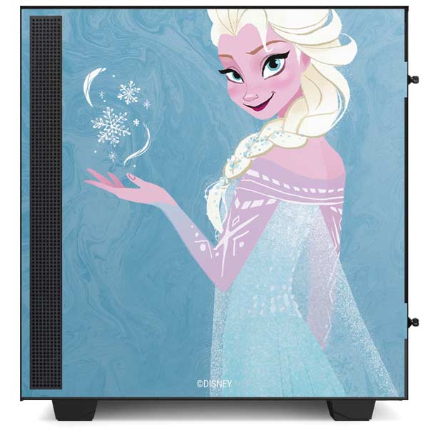 Ice Blue Elsa NZXT H510 Compact ATX Mid-Tower Case Skin – Skinit