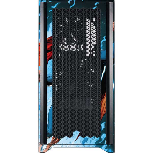 Illustrated Superman Corsair 4000D Tempered Glass Mid-Tower ATX Case ...