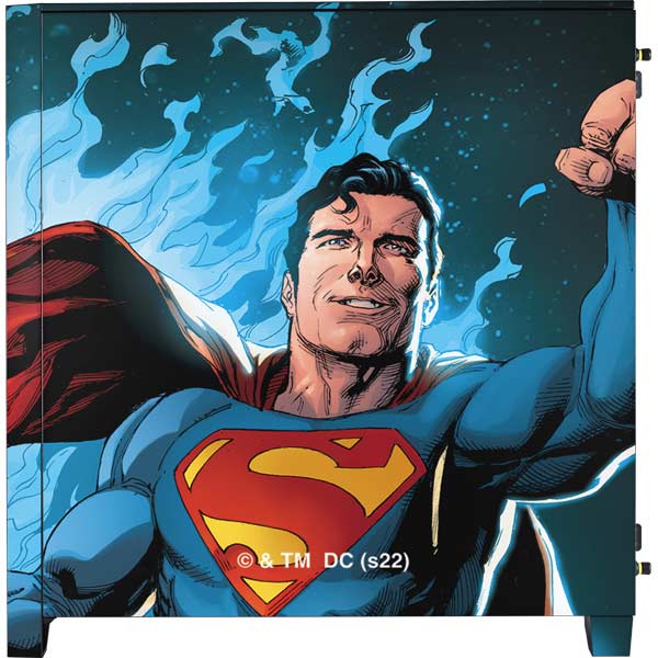 Illustrated Superman Corsair 4000D Tempered Glass Mid-Tower ATX Case ...