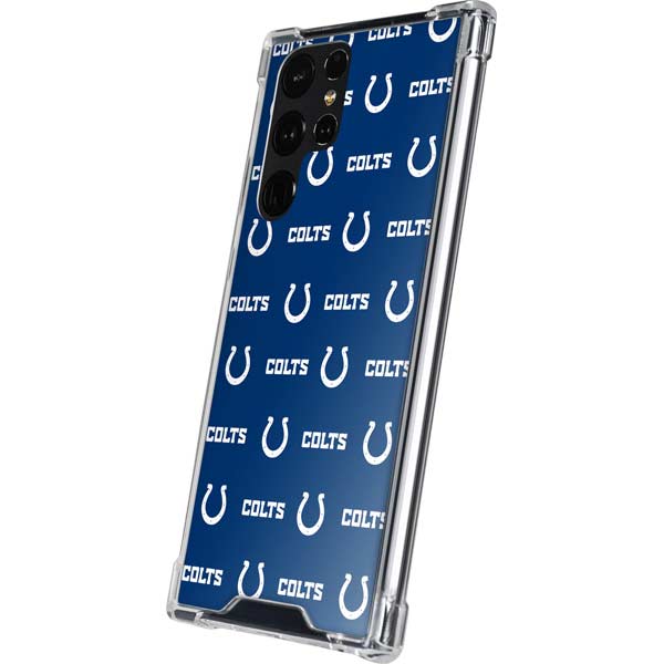 Indianapolis Colts Blitz Series Galaxy S24 Ultra Clear Case | Skinit