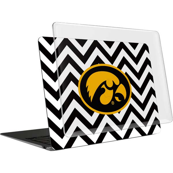 Iowa Hawkeyes Chevron Print Clear Cases for MacBook Air 13 - Skinit
