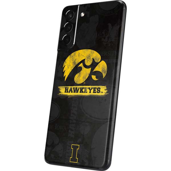 Iowa Hawkeyes Distressed Logo Samsung Galaxy Skin – Skinit