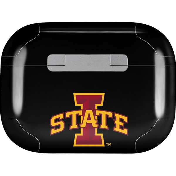 Iowa State University Primary Logo Black Apple AirPods Pro Skin – Skinit