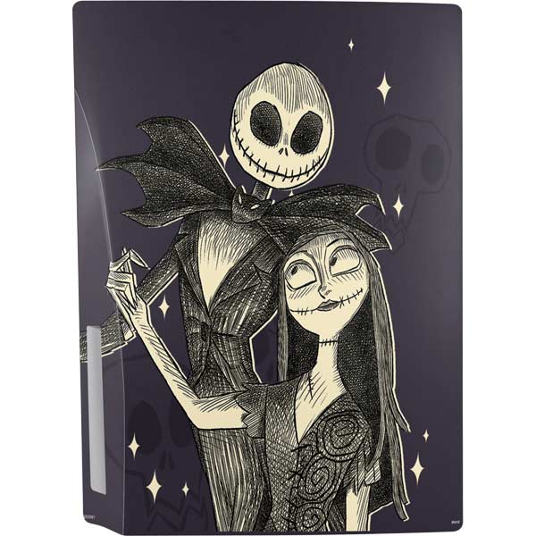 Jack and Sally Skin for PS5 Console - Skinit
