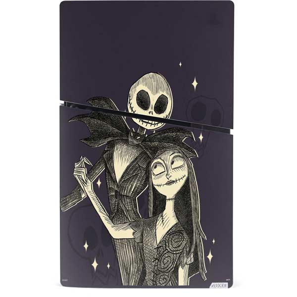 Disney The Nightmare Before Christmas Jack and Sally Art PS5 Slim ...